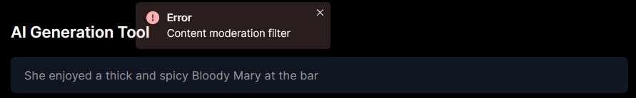 【Leonardo.Ai】Content moderation filterの対処方法